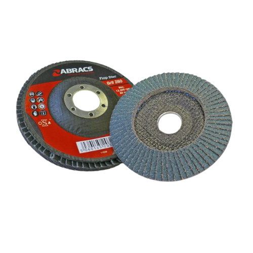 Abracs Flap Discs, 100mm x 80g - Pack of 25, ABFZ100B080 — MachineRefurb