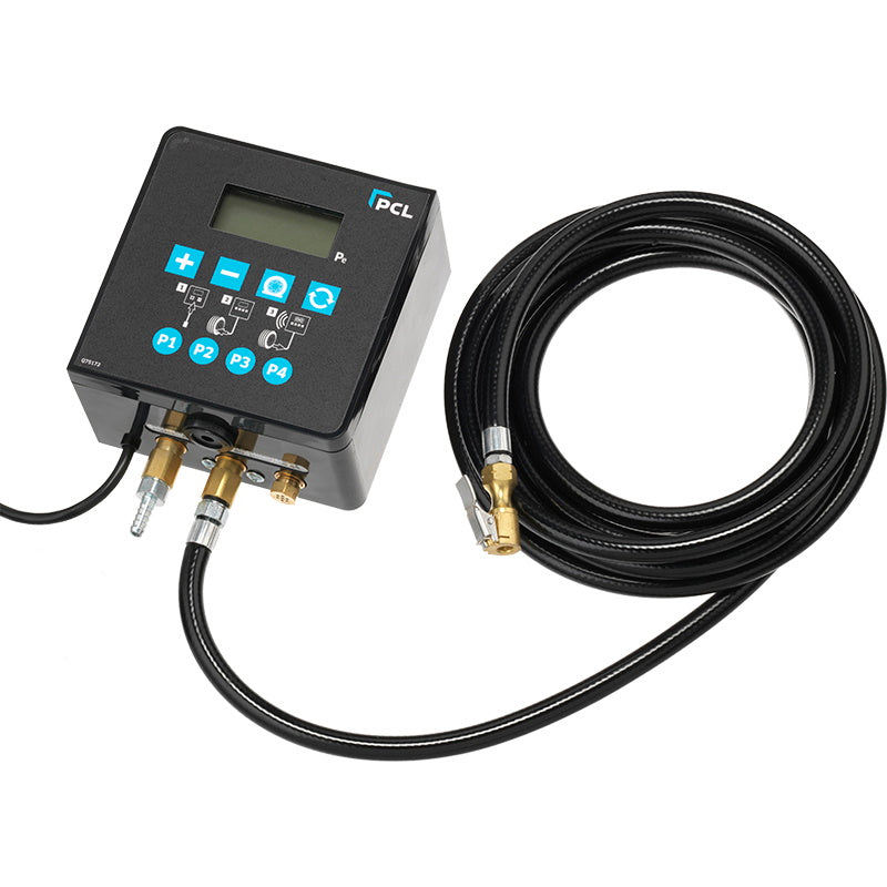 PCL QUBE0/4P ACCURA QUBE Tyre Inflator 230v, No Plug, 4 preset buttons ...